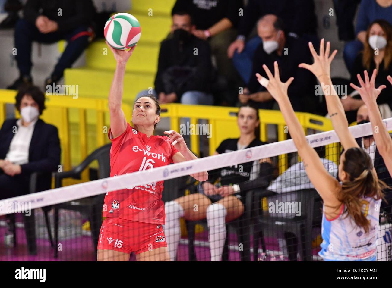 Lucia Bosetti (Unet E-Work Busto Arsizio) during the Volleyball Italian ...