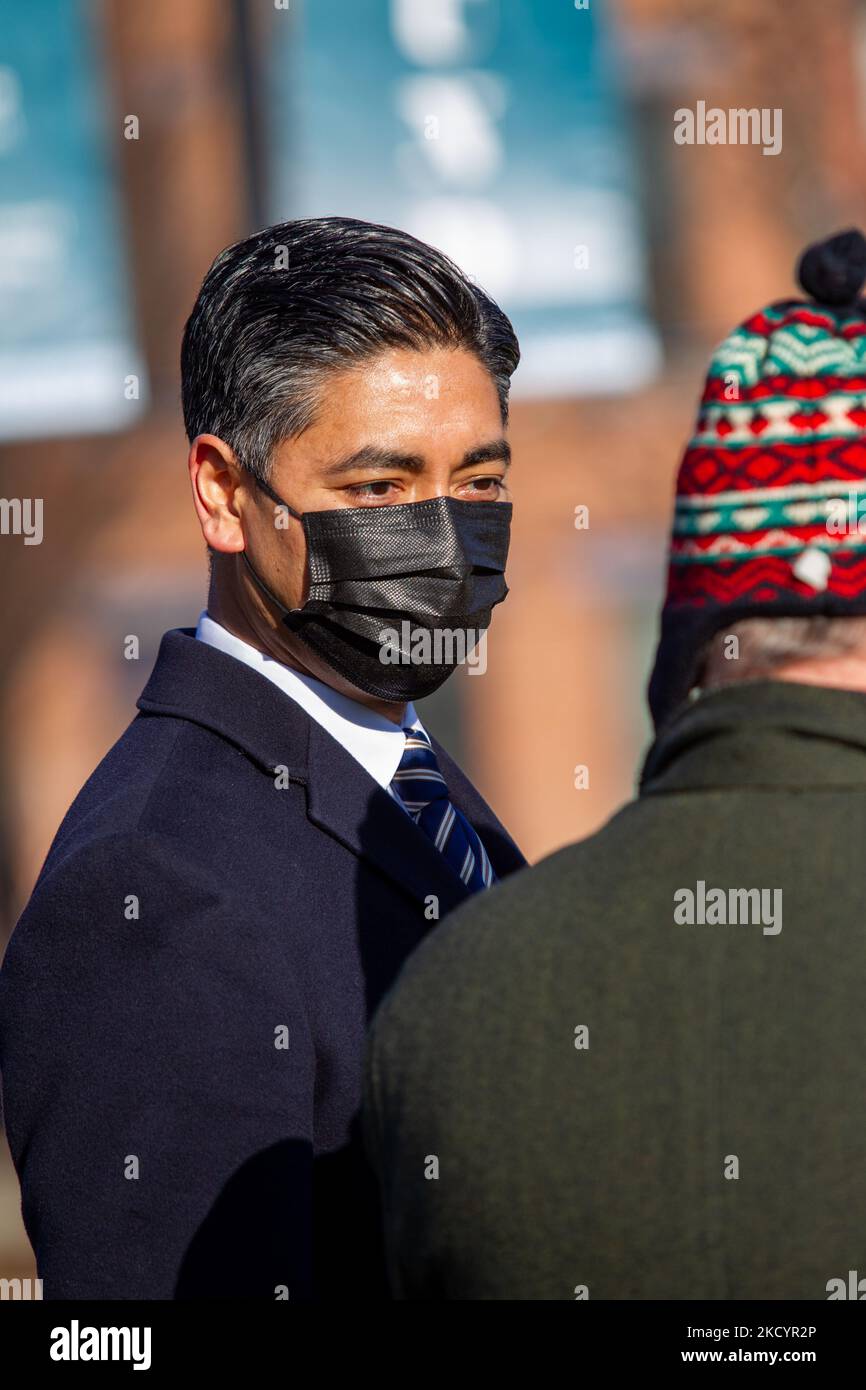 Mayor-elect Aftab Pureval and elected City Council Members are sworn ...