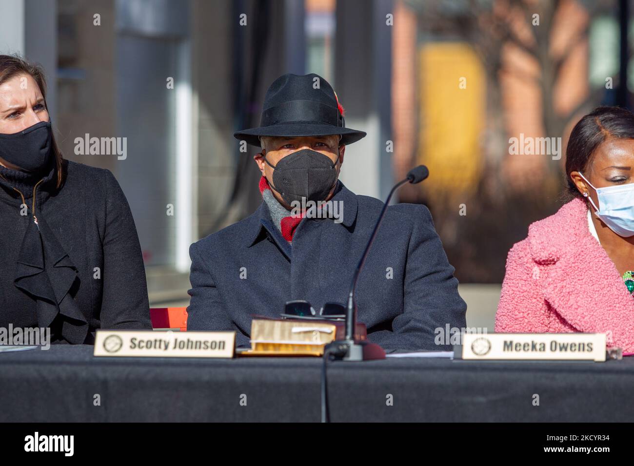 Cincinnati councilman, Scotty Johnson, is seen as mayor-elect Aftab ...