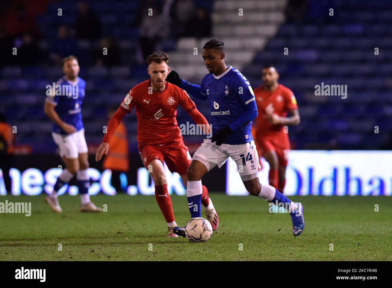 Oldham Athletic's Dylan Fage during the Papa John's Trophy Third Round ...