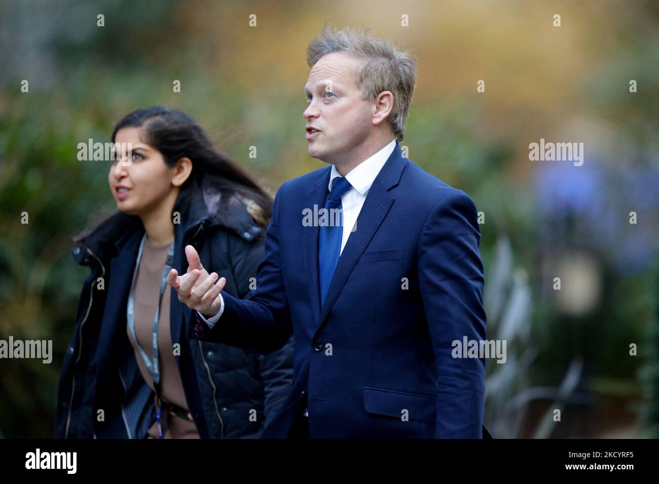 British Secretary of State for Transport Grant Shapps, Conservative ...