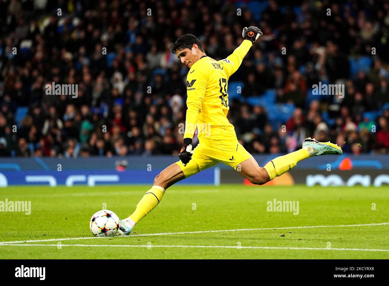 Sevilla goalkeeper Yassine Bounou during the UEFA Champions League ...