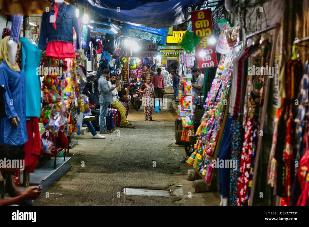 Street lined with shops in the East Fort area of the city of ...