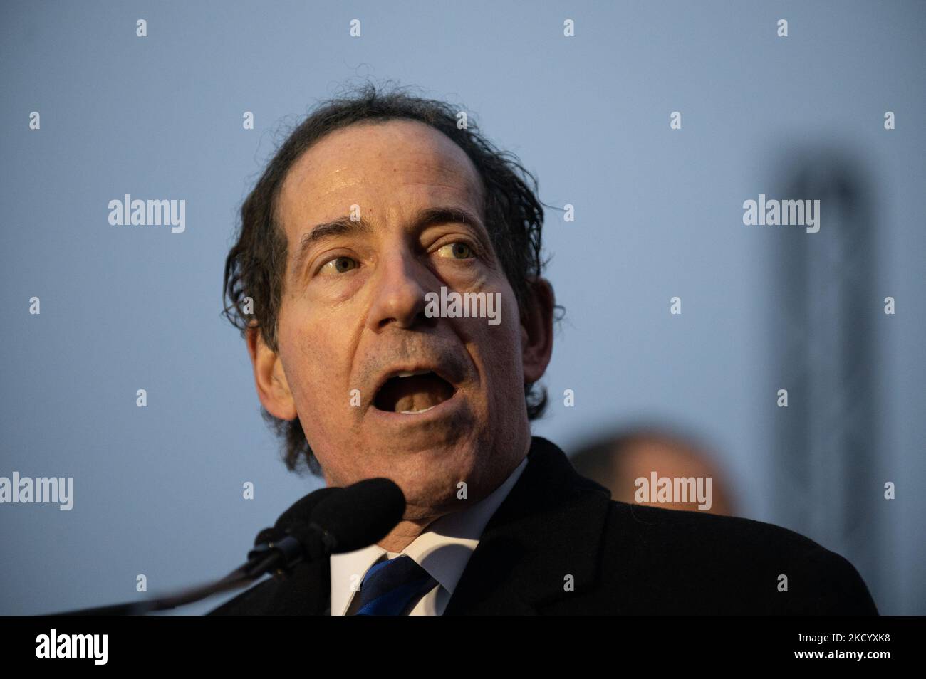 Jamie Raskin during a demonstration of the for those injured and killed ...