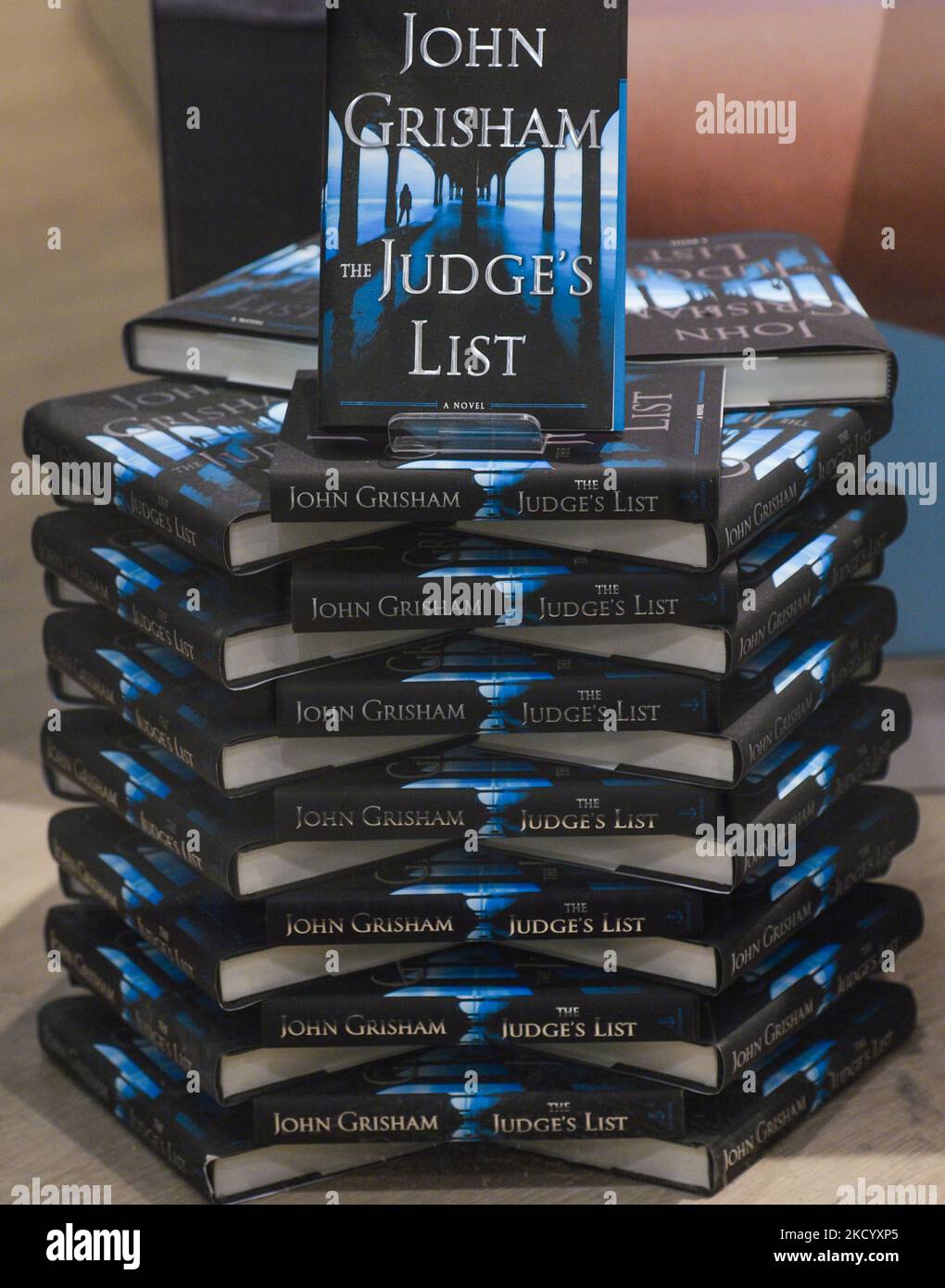 The Judge's List novel by John Grisham seen inside a bookshop in ...