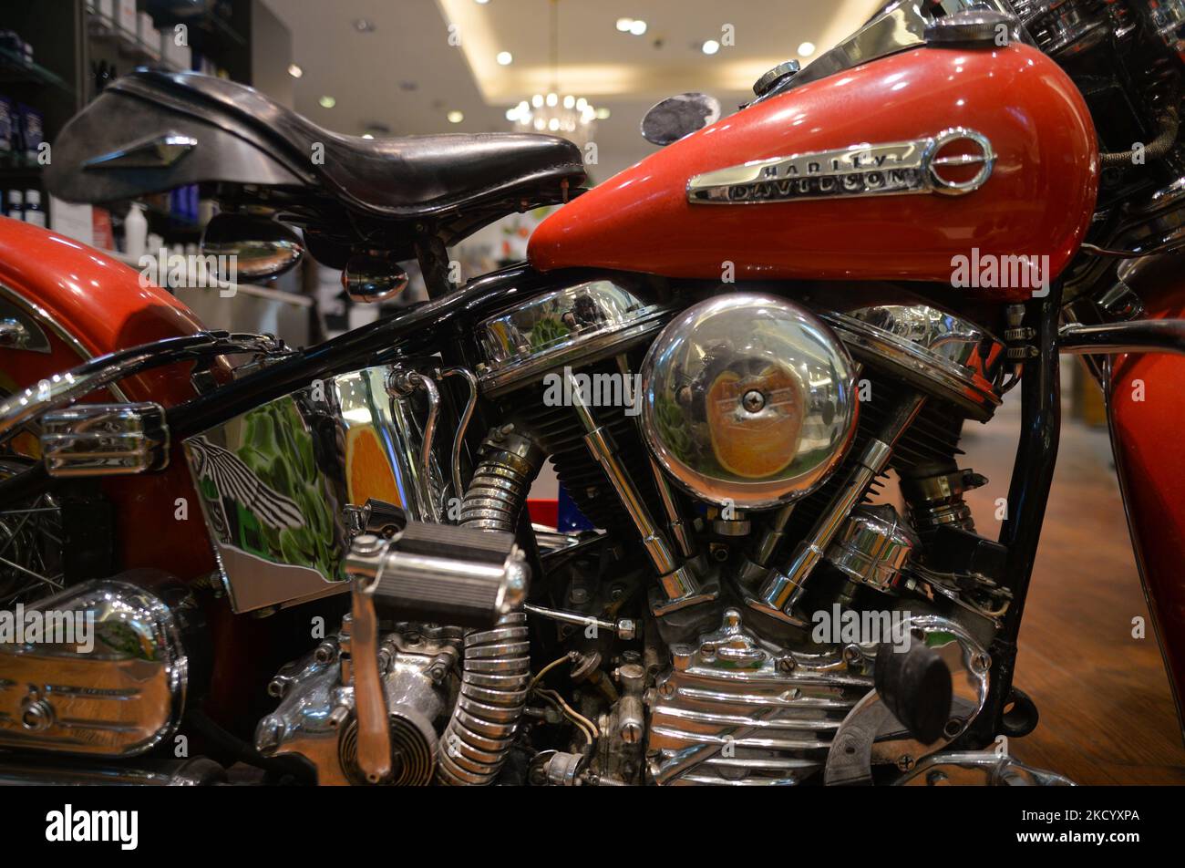 Details of the 1948 Harley-Davidson restored 'Pan Head' Springer on ...
