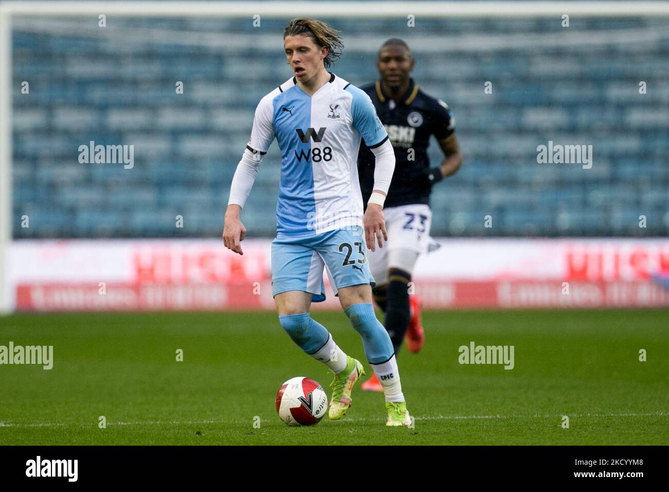 Conor Gallagher of Crystal Palace controls the ball during the FA Cup ...