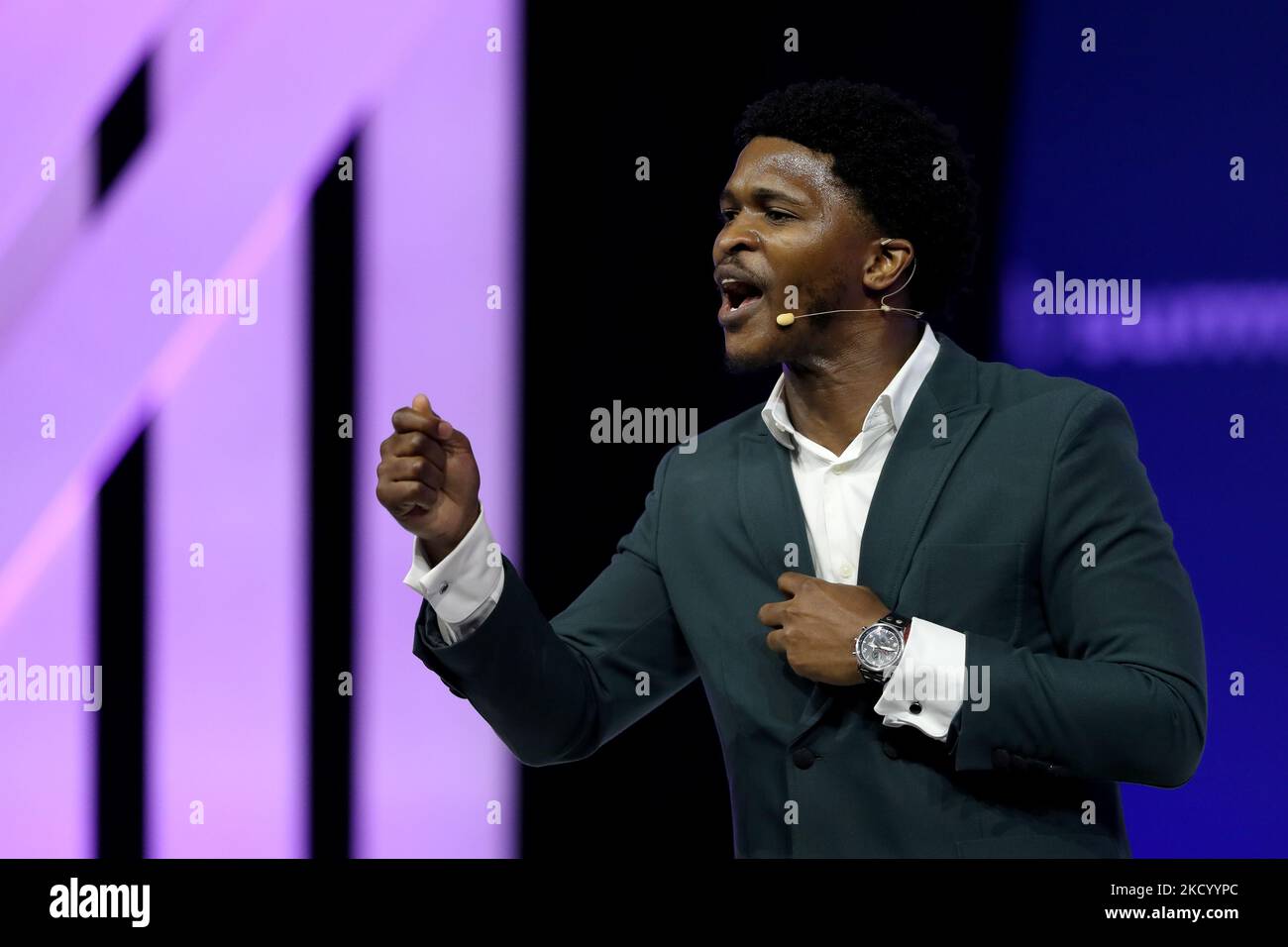 Lisbon, Portugal. 4th Nov, 2022. Dr Siyabulela Mandela, Director for ...