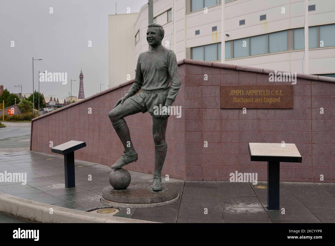 Blackpool, UK. 05th Nov, 2022. General view of Jimmy Armfield statue ...