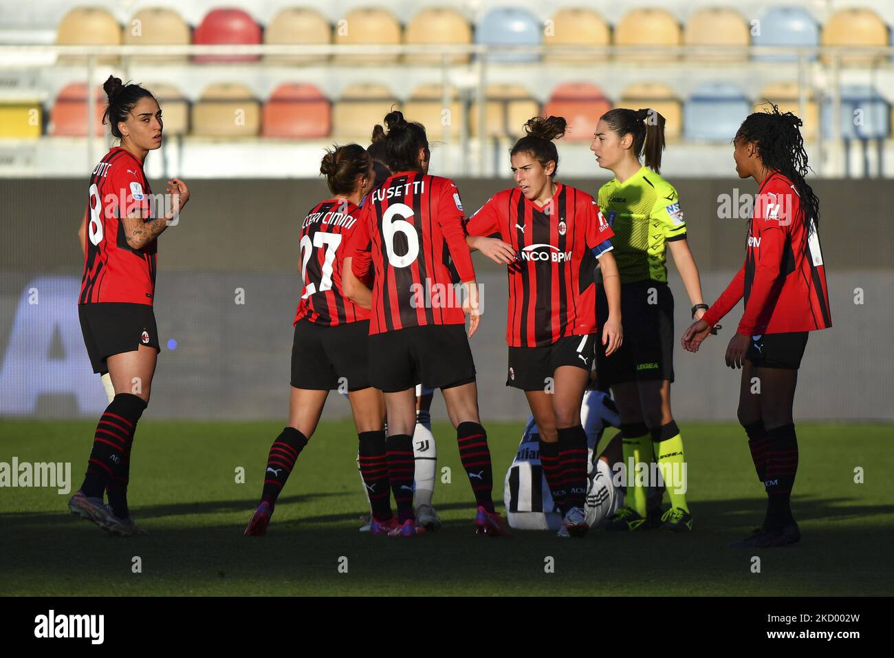 Referee Mariasole Ferrieri Caputi during the Women's Italian Supercup ...