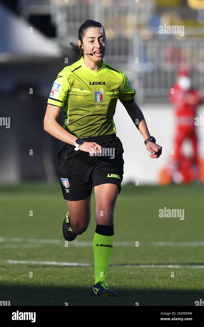 Referee Mariasole Ferrieri Caputi during the Women's Italian Supercup ...