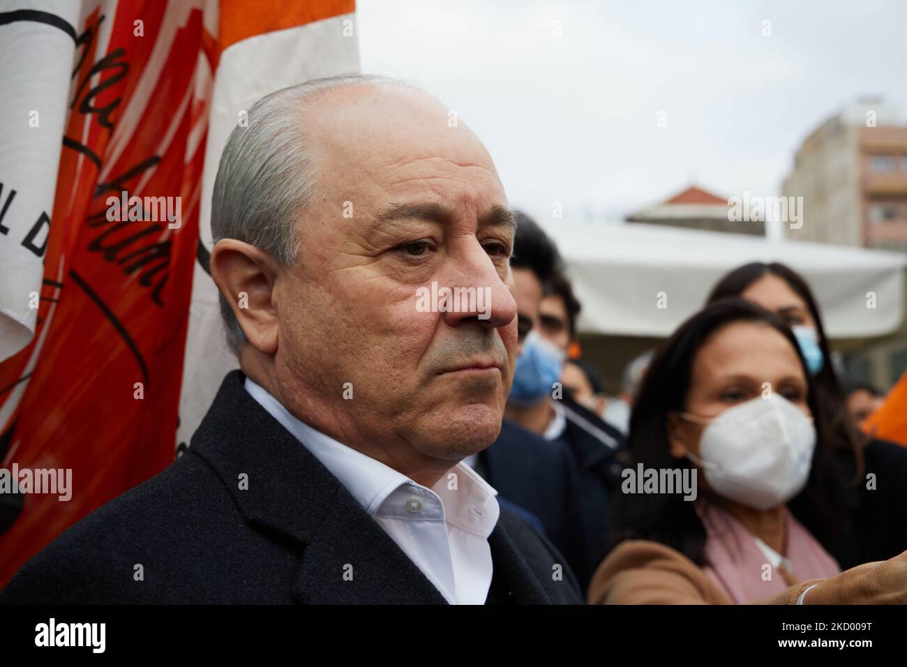 Rui Rio, president of the PSD party, candidate for the legislatives ...