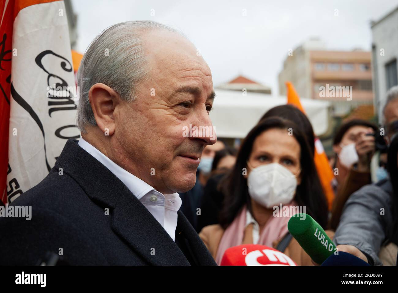 Rui Rio, president of the PSD party, candidate for the legislatives ...
