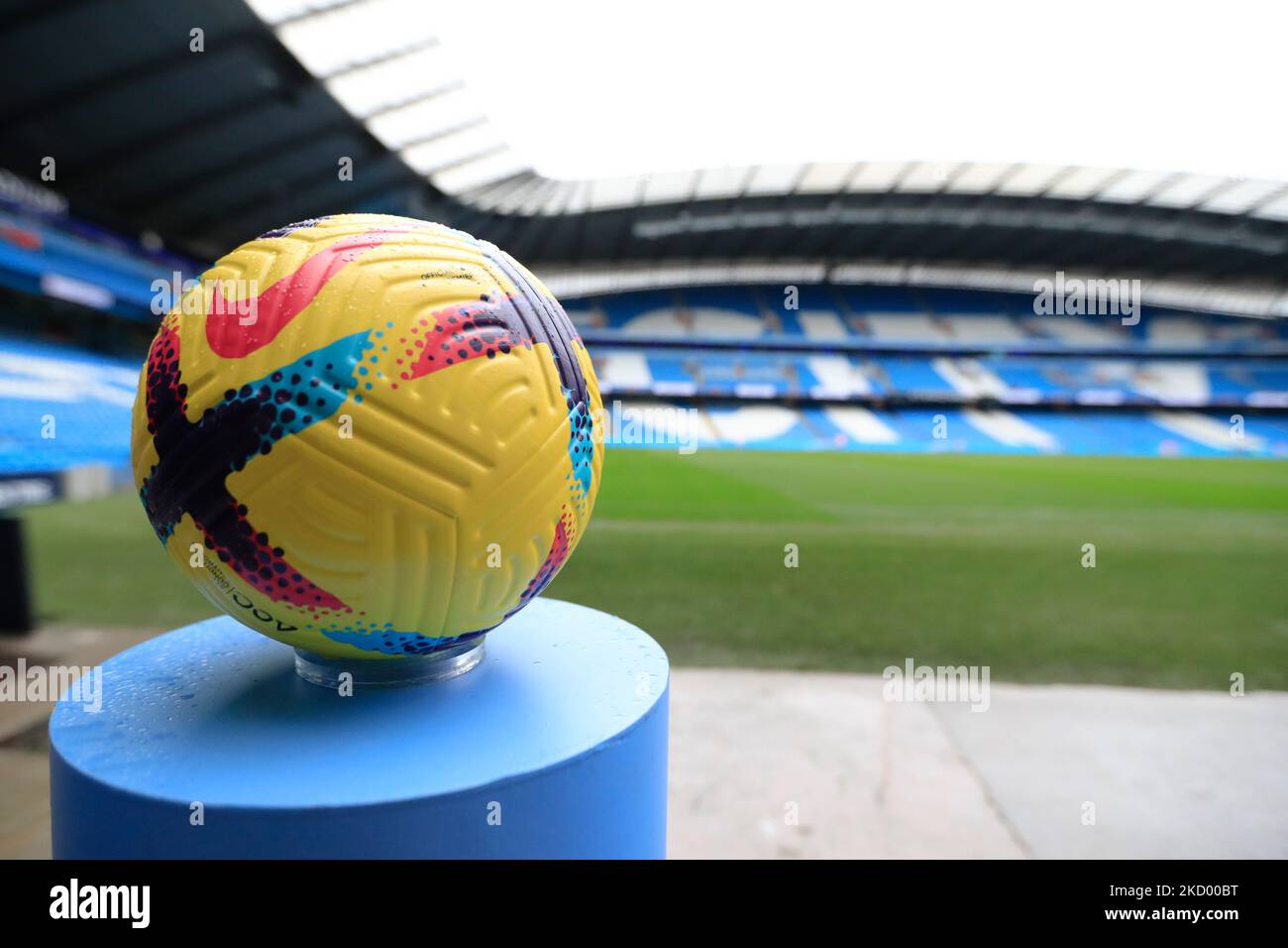Today’s match ball ahead of the Premier League match Manchester City vs ...