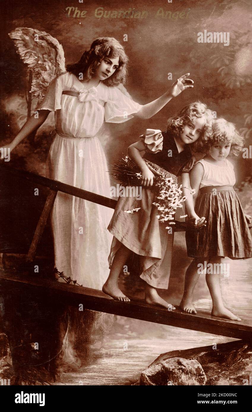 Angel postcard hi-res stock photography and images - Alamy