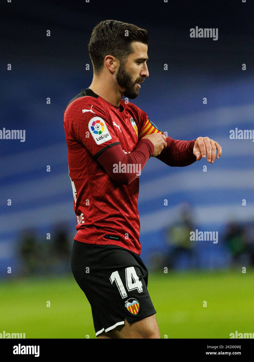 Jose Gaya of Valencia CF during the La Liga match between Real Madrid ...