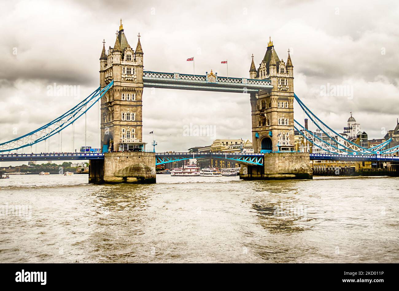 Tower Bridge, iconic landmark in London, UK Stock Photo - Alamy
