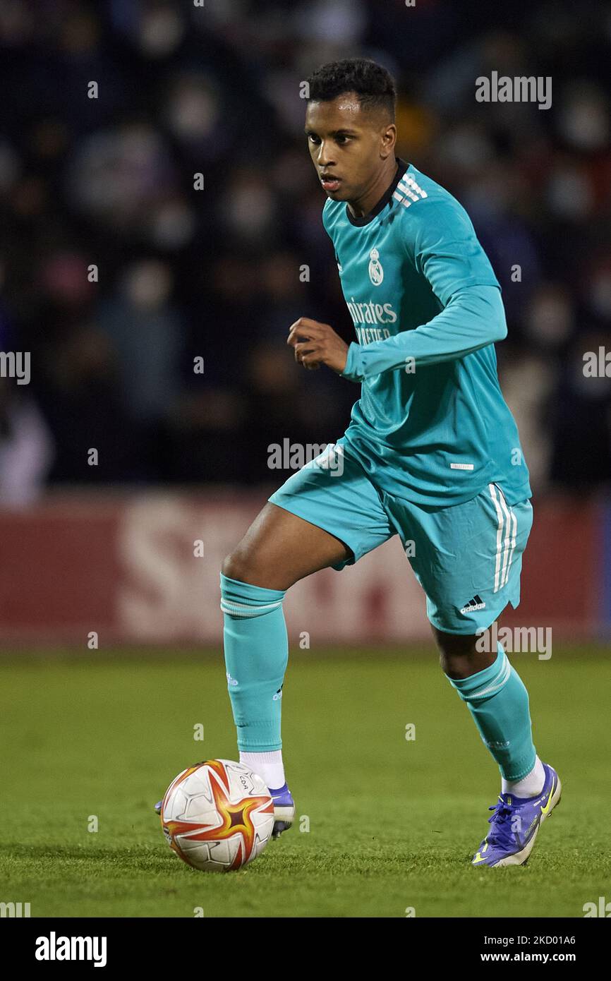 Rodrygo of Real Madrid during the round of 32 of the Copa del Rey match ...