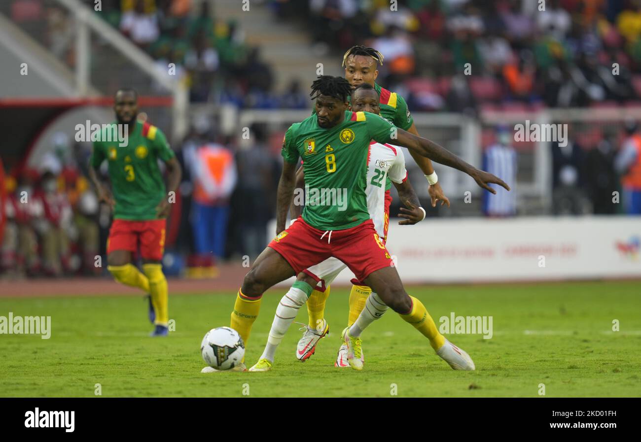 André-Frank Zambo Anguissa of Cameroon during Cameroon against Burkina ...