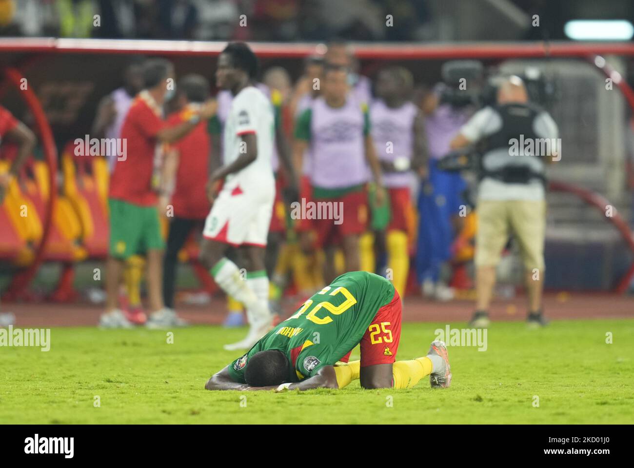Nouhou Tolo of Cameroon during Cameroon against Burkina Faso, African ...