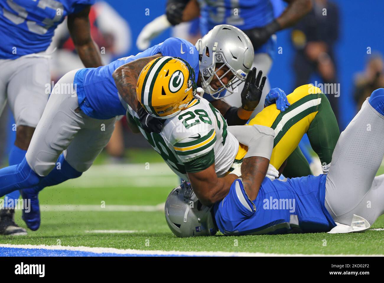 Detroit lions free safety tracy walker hi-res stock photography and ...