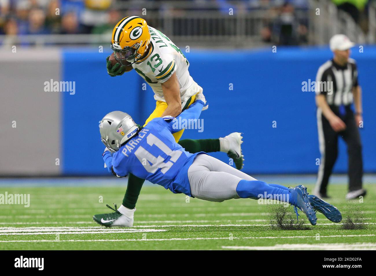 Detroit lions cornerback aj parker hi-res stock photography and images ...