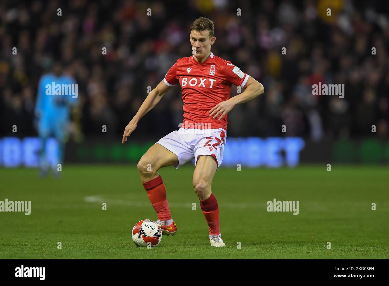 Ryan Yates of Nottingham Forest in action during the FA Cup Third Round ...