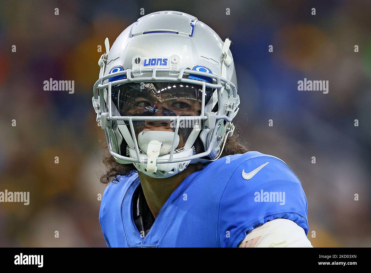 Detroit Lions wide receiver Kalif Raymond (11) runs on the field during ...