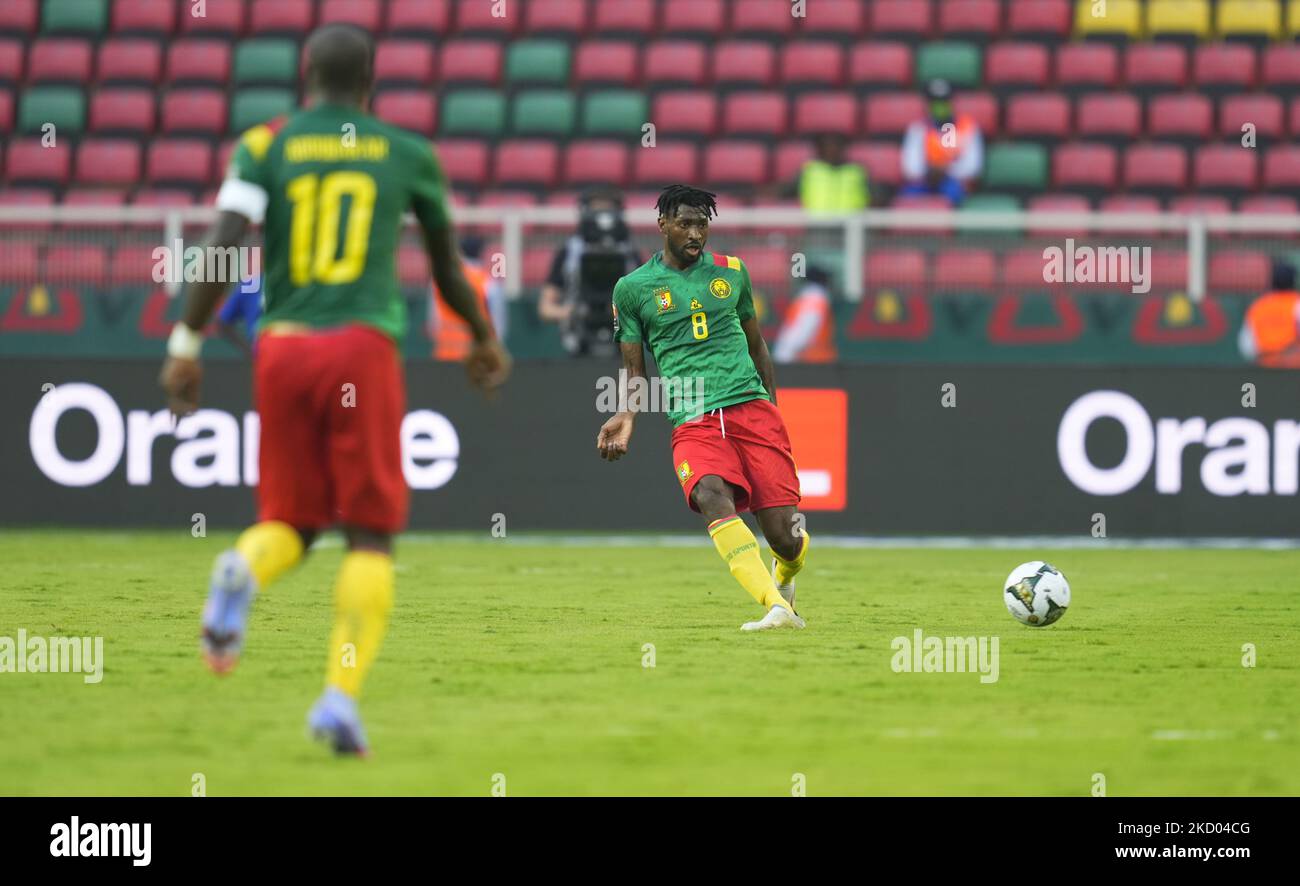 André-Frank Zambo Anguissa of Cameroon during Cameroon against Burkina ...