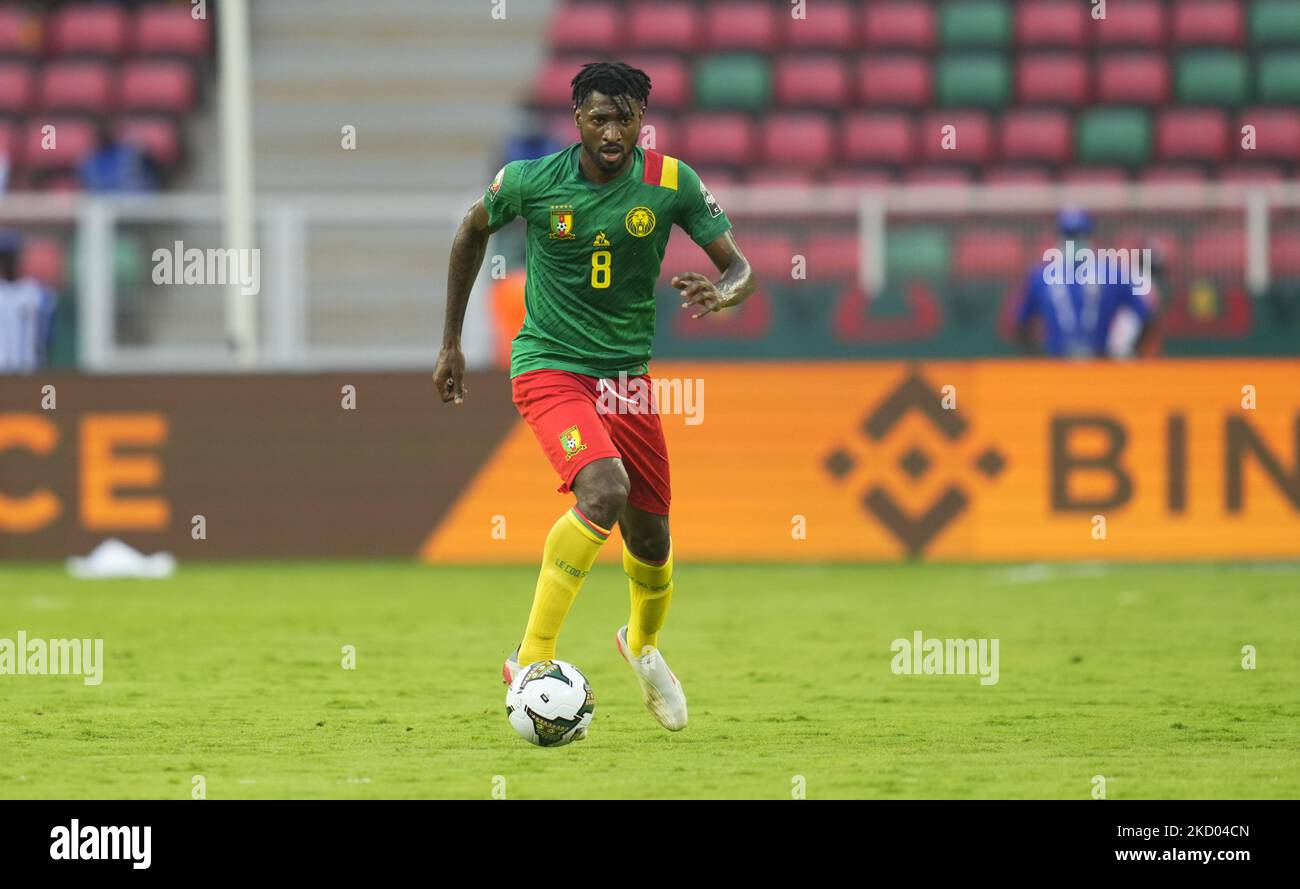 André-Frank Zambo Anguissa of Cameroon during Cameroon against Burkina ...
