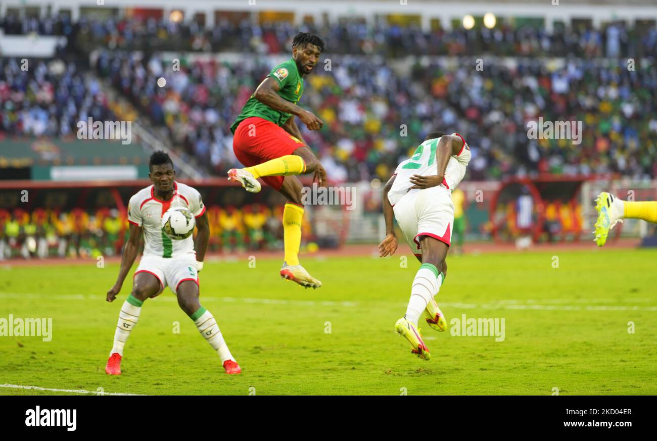 André-Frank Zambo Anguissa of Cameroon during Cameroon against Burkina ...