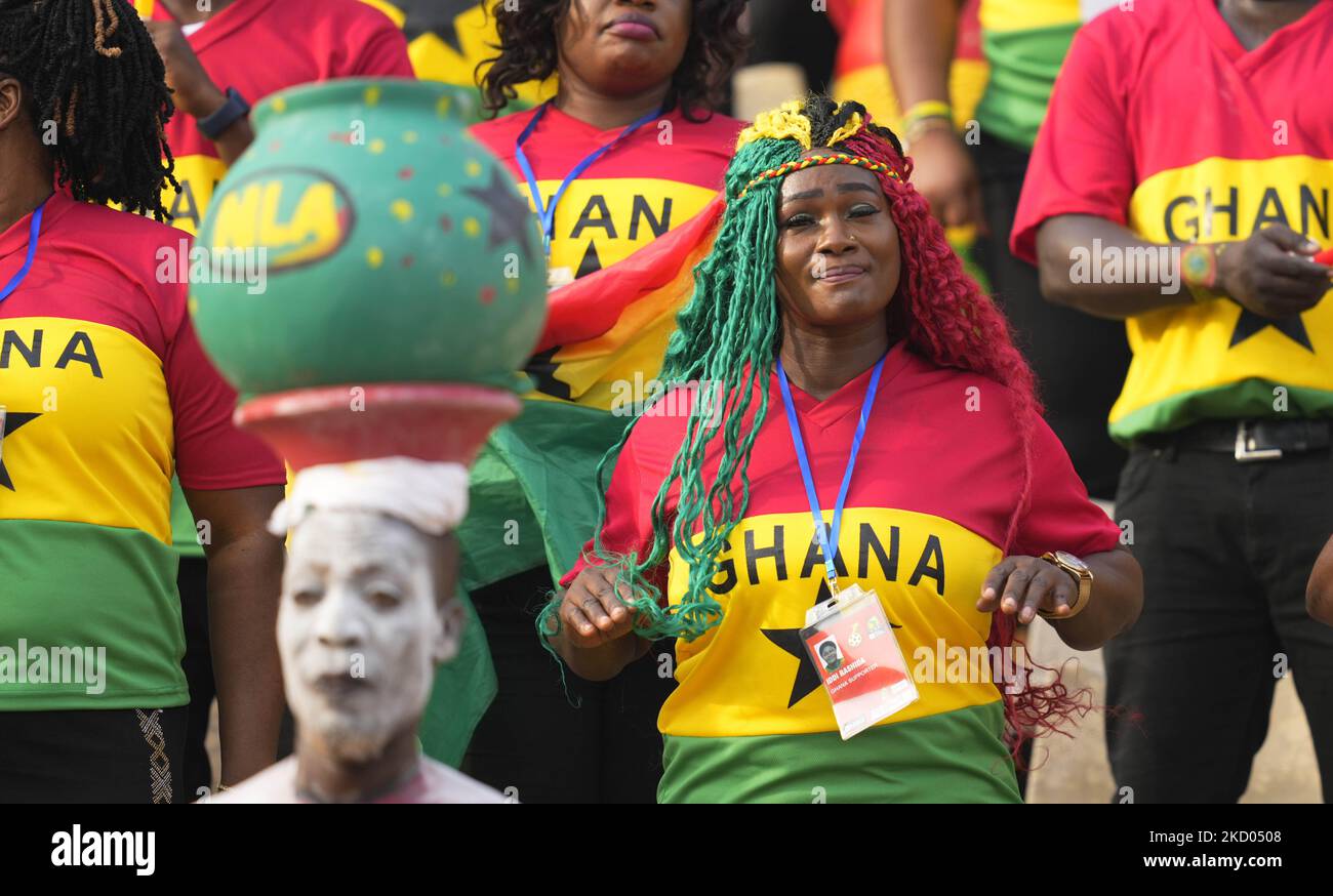 Fans during Ghana against Morocco, African Cup of Nations, at Ahmadou ...