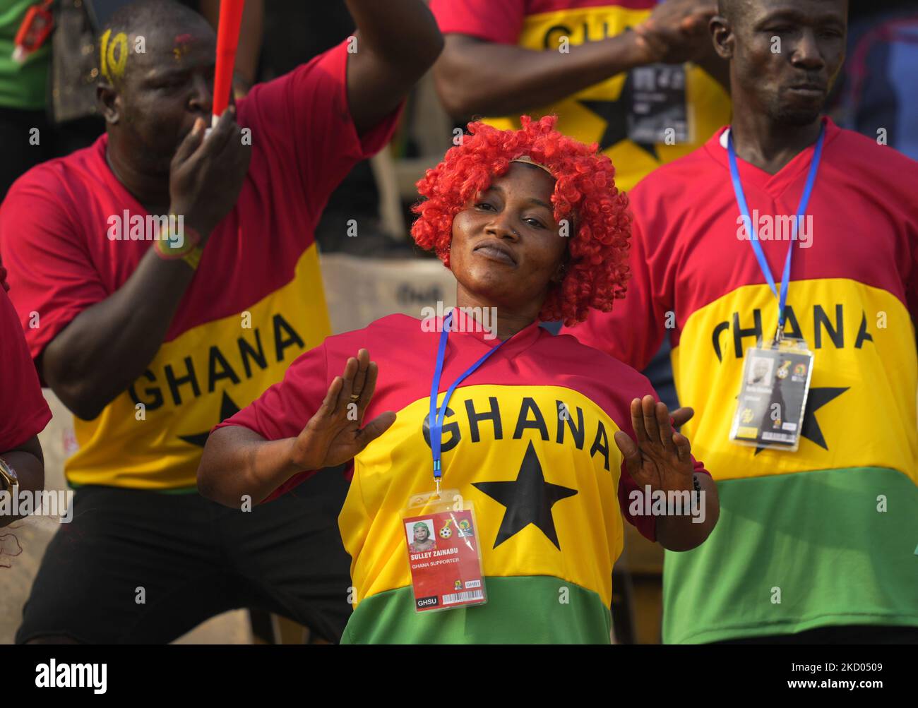Fans during Ghana against Morocco, African Cup of Nations, at Ahmadou ...