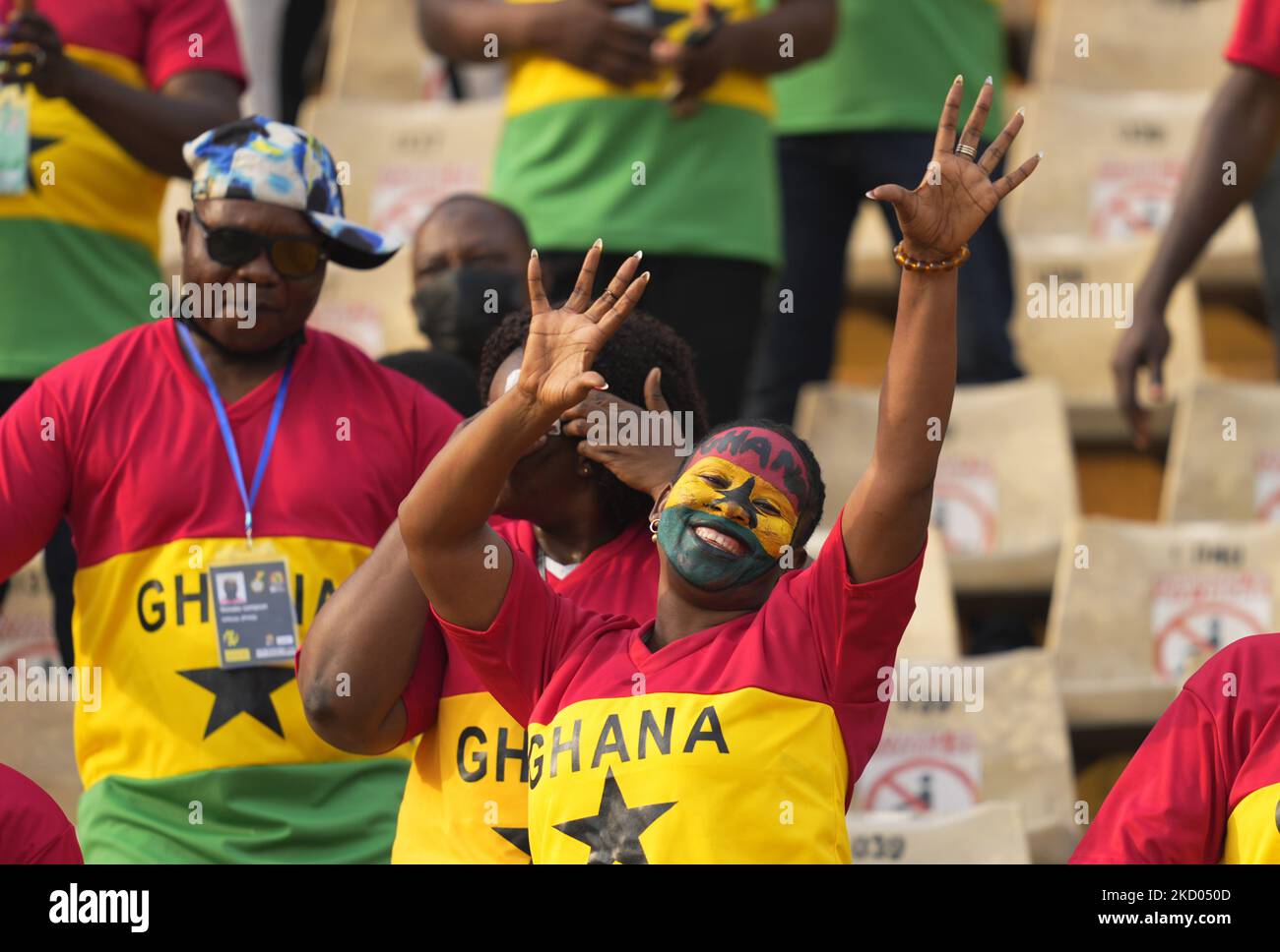 Fans during Ghana against Morocco, African Cup of Nations, at Ahmadou ...