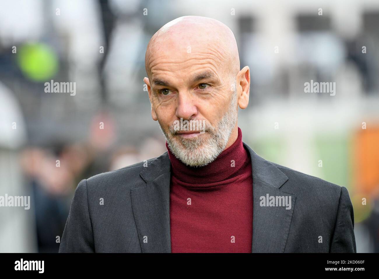 Milan's Head Coach Stefano Pioli portrait during the italian soccer ...