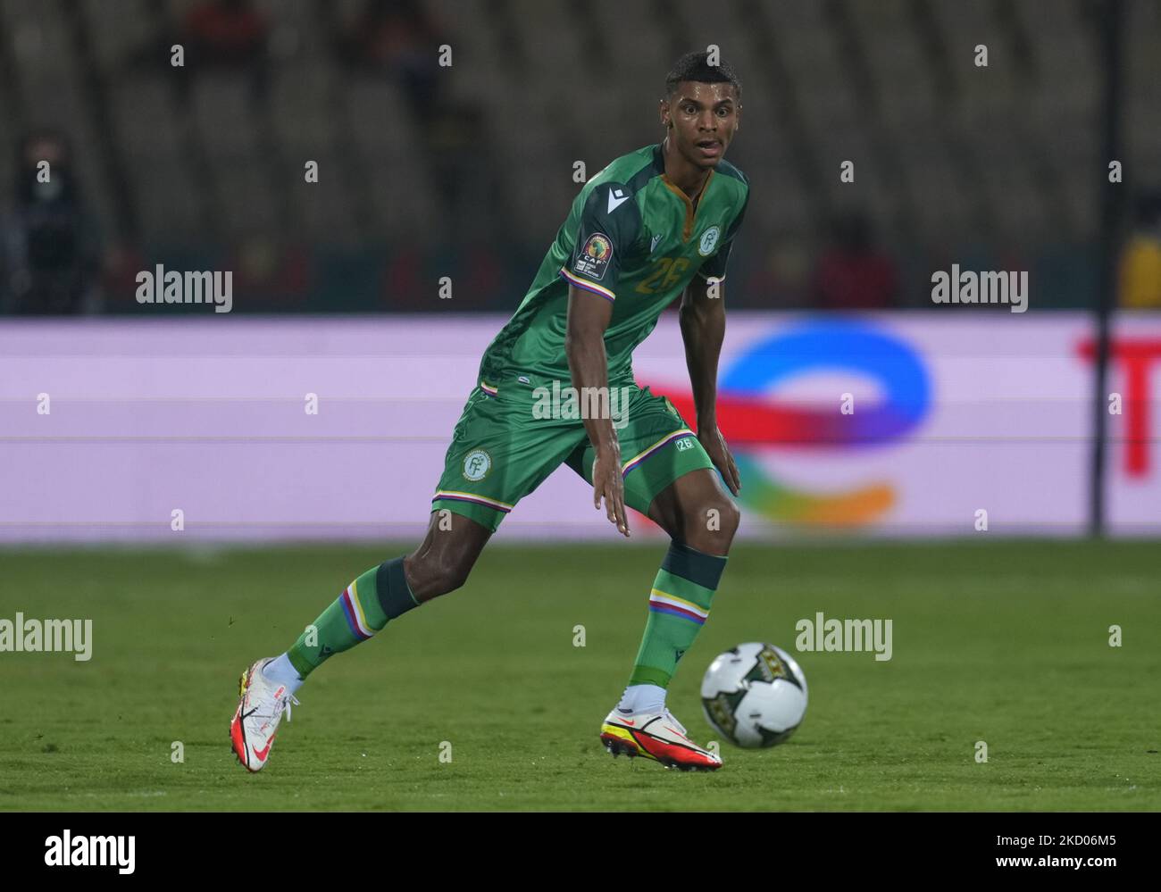 Faïz Selemani of Comoros during Gabon against Comoros, African Cup of ...