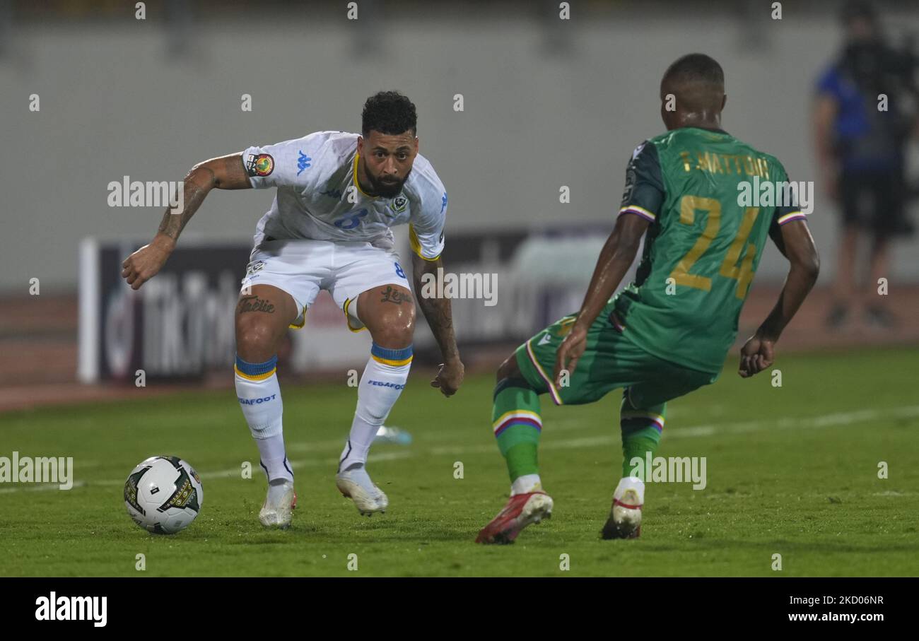 Lloyd Palun of Gabon during Gabon against Comoros, African Cup of ...