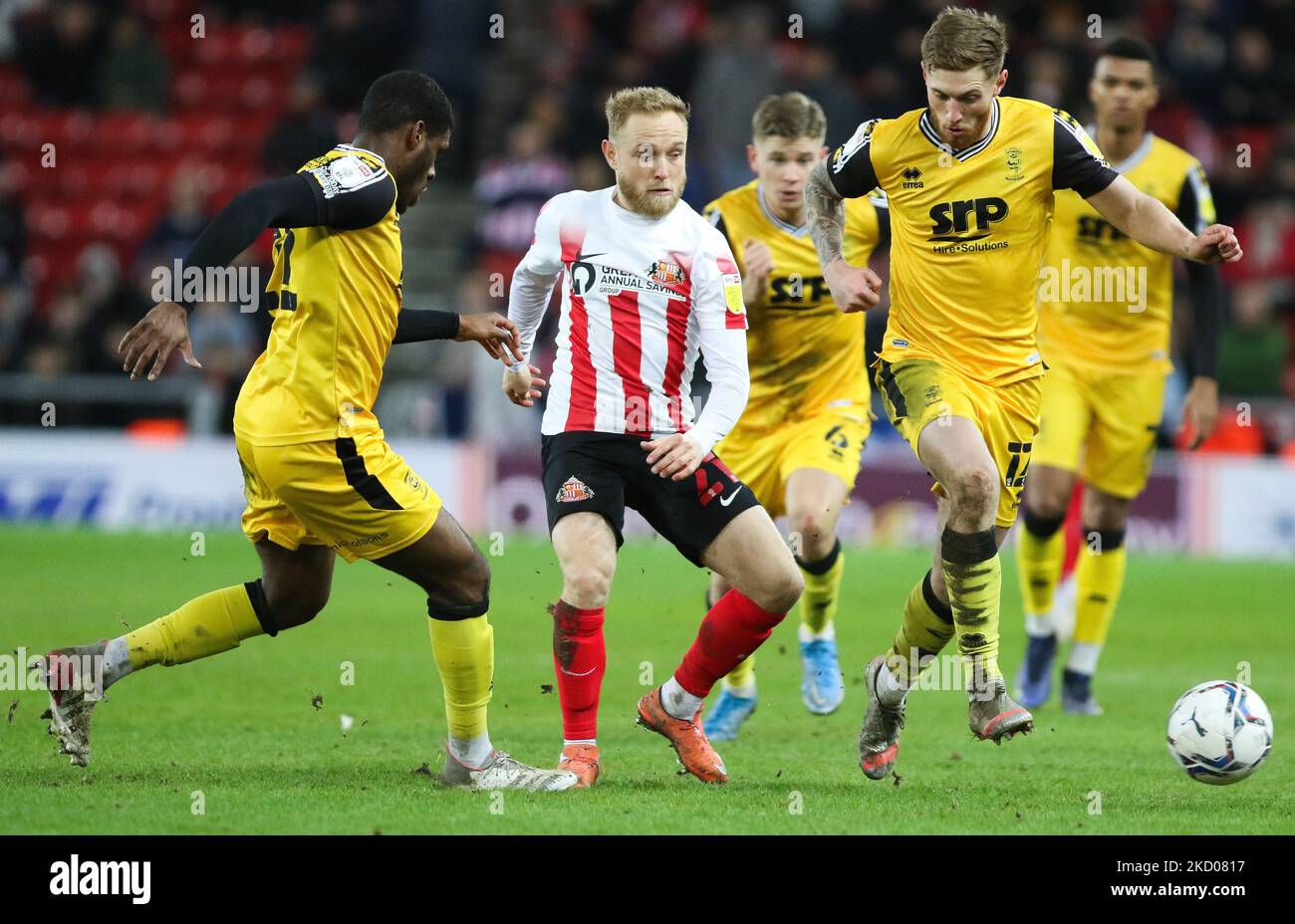 Alex Pritchard of Sunderland in action during the Sky Bet League 1 ...