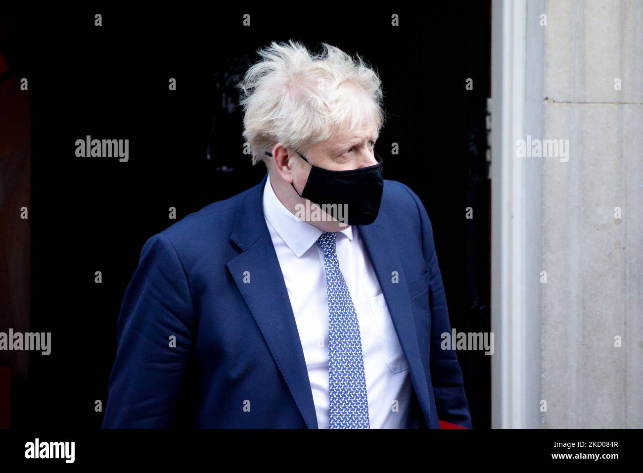 British Prime Minister Boris Johnson leaves 10 Downing Street for his ...