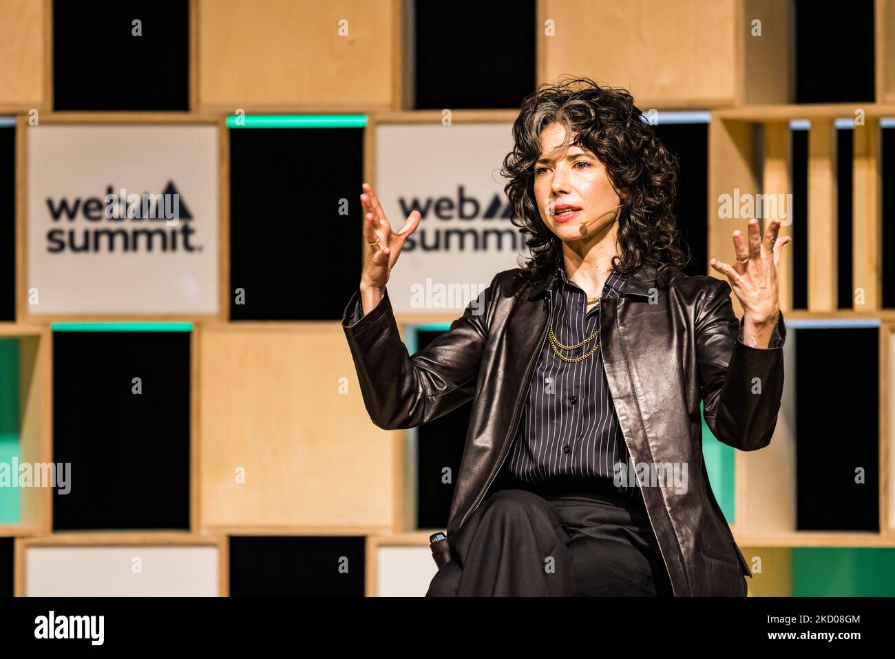 Lisbon, Portugal. 04th Nov, 2022. Meredith Whittaker, President at ...