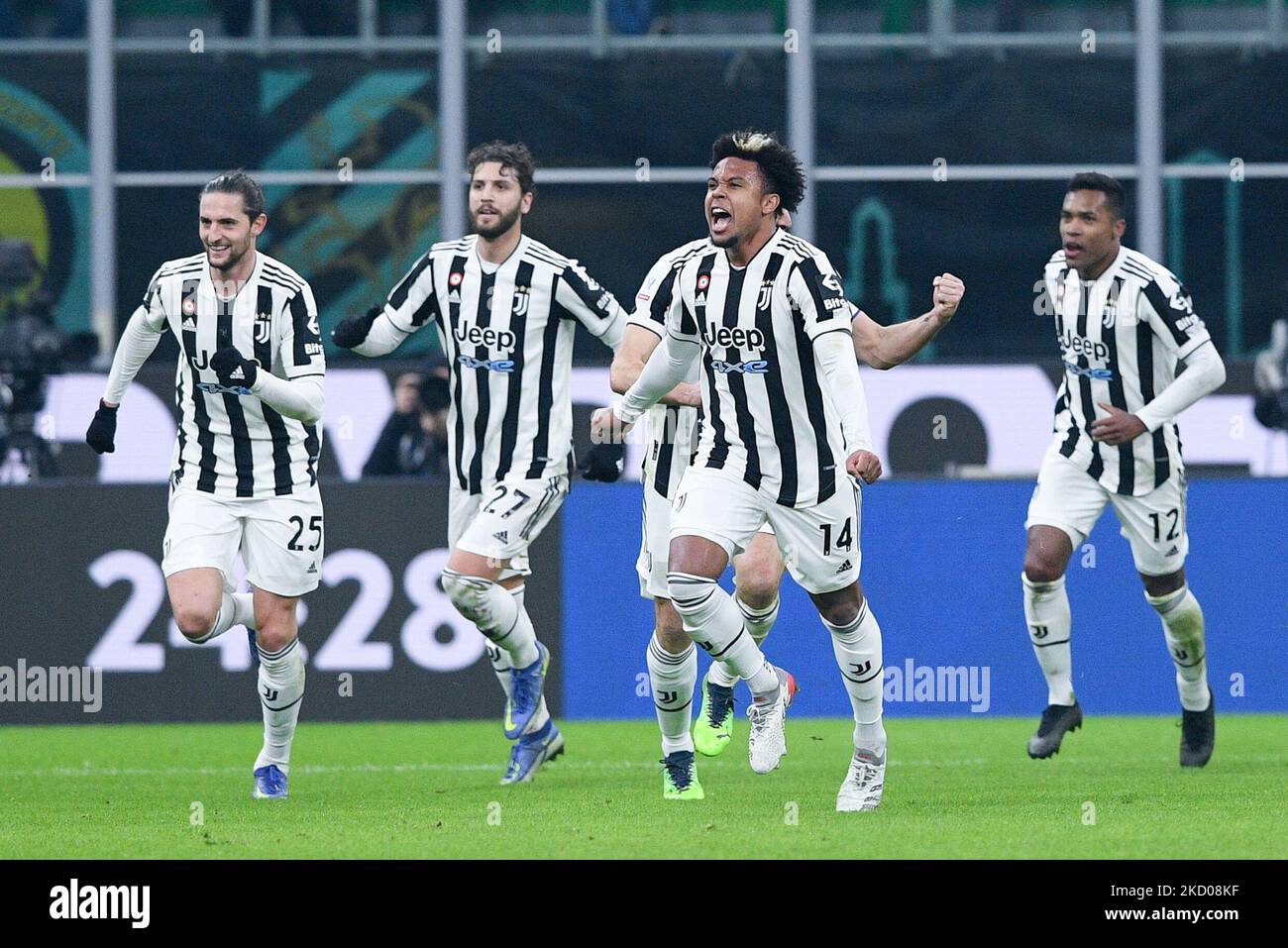 Weston McKennie of FC Juventus celebrates after scoring first goal ...