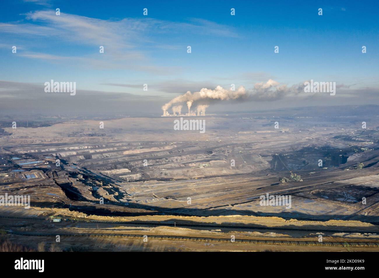 PGE Turów Power Station and open-pit coal mine continue its usual ...
