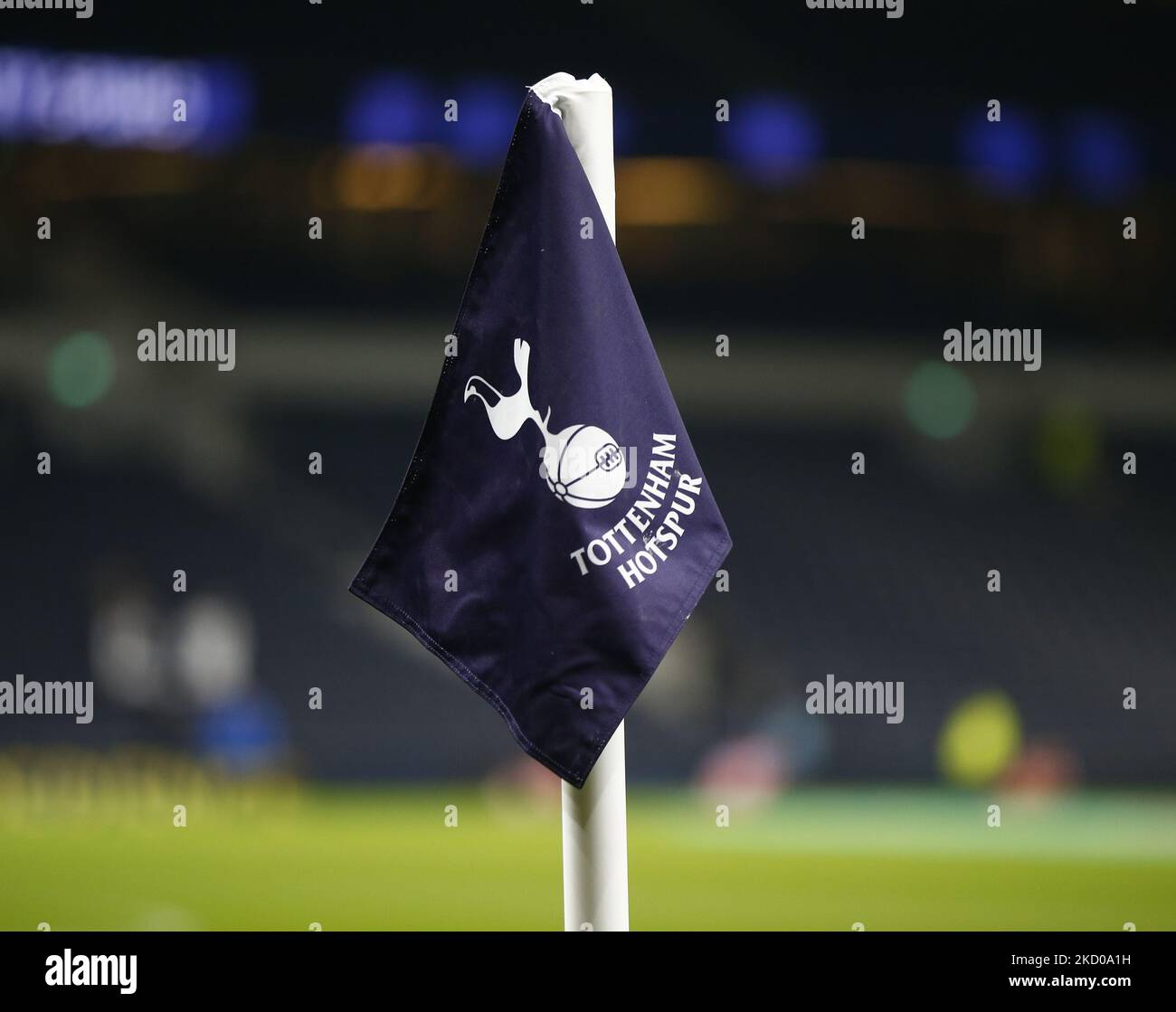 Tottenham Hotspur corner Flag during Carabao Cup Semi-Final 2nd Leg ...
