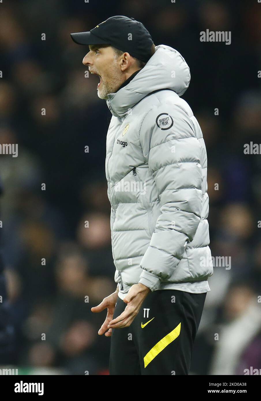 Chelsea manager Thomas Tuchel during Carabao Cup Semi-Final 2nd Leg ...