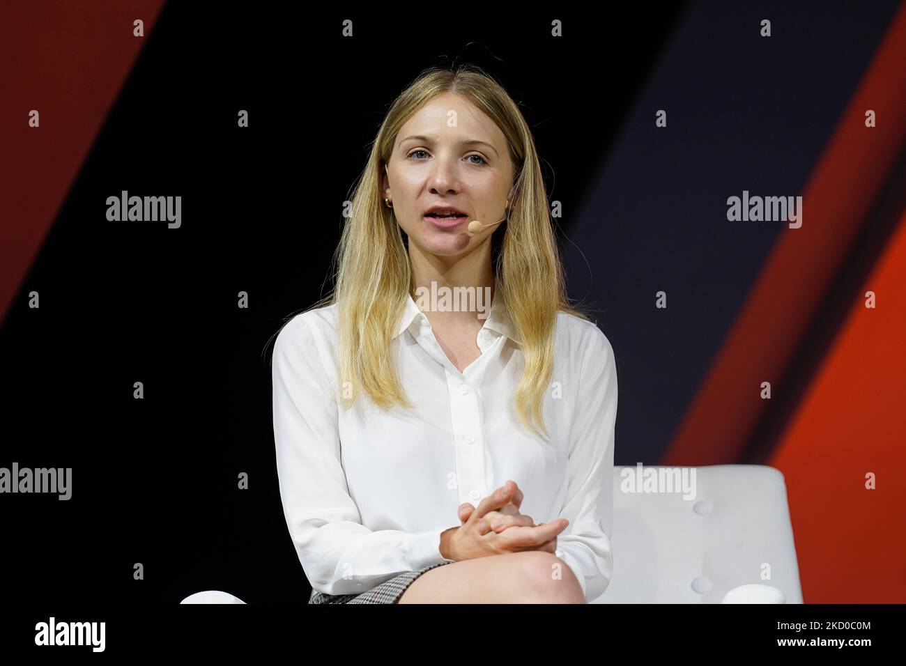 Lisbon, Portugal. 04th Nov, 2022. Laura Katz, Founder & CEO at Helaina ...