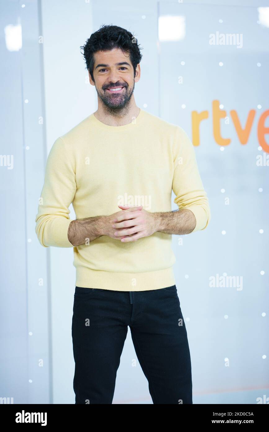 Actor Miguel Angel Munoz attends 'Sequia' photocall at the RTVE studios ...