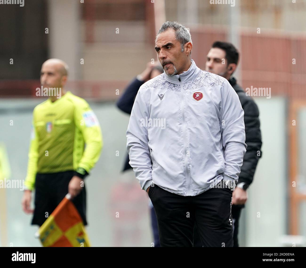 Domenico Toscano head coach of Reggina 1914 during the Serie B match ...