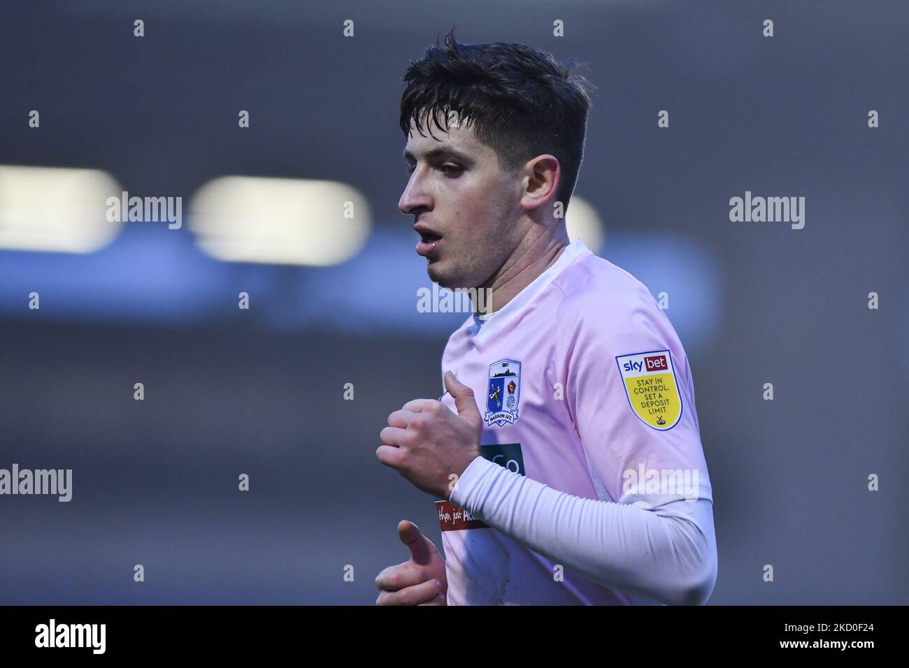 Anthony Driscoll-Glennon of Barrow during the Sky Bet League 2 match ...