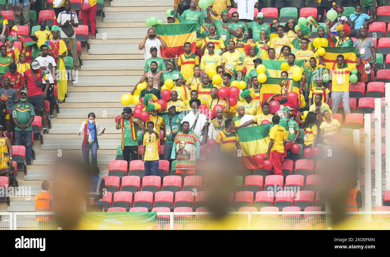 Ethiopian fans during Cameroon against Ethiopia, African Cup of Nations ...