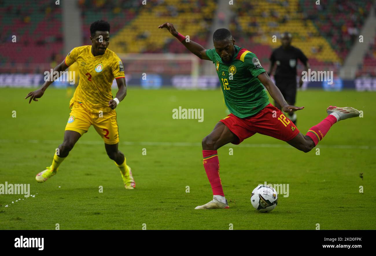 Karl Toko Ekambi of Cameroon and Suleman Hamid of Ethiopia during ...